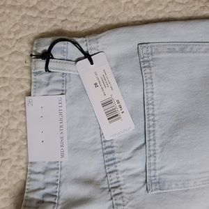 WeWoreWhat | Jeans | Nwt Weworewhat Mid Rise Distressed Straight Leg ...
